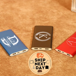 Custom Power Bank 8000MAH Personalized Wireless Phone Charger ,coworker ...