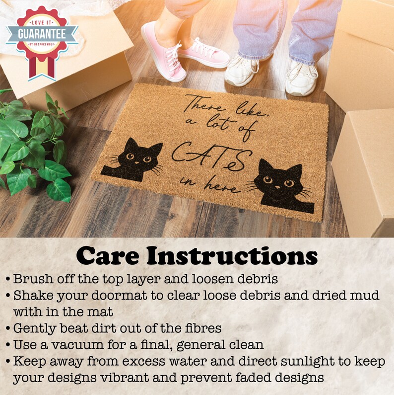 There's Like A Lot of Cats in Here Doormat, We Hope You Like Cats, Cat ...