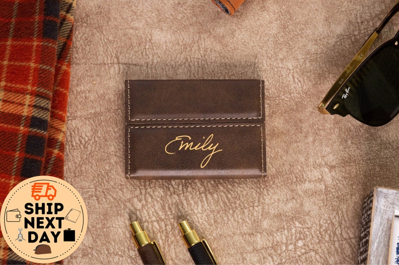 Personalized Business Card Holder Card Holder for Men - Etsy