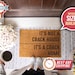 It's Not A Crack House It's A Crack Home Doormat, Funny Mat, Welcome ...