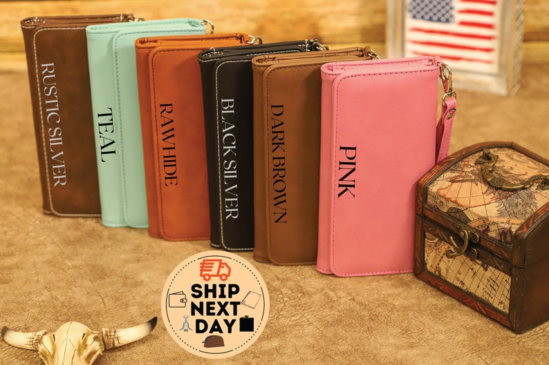 Custom Women Wallet Personalized Wallet Gift for Her Engraved Purse for ...