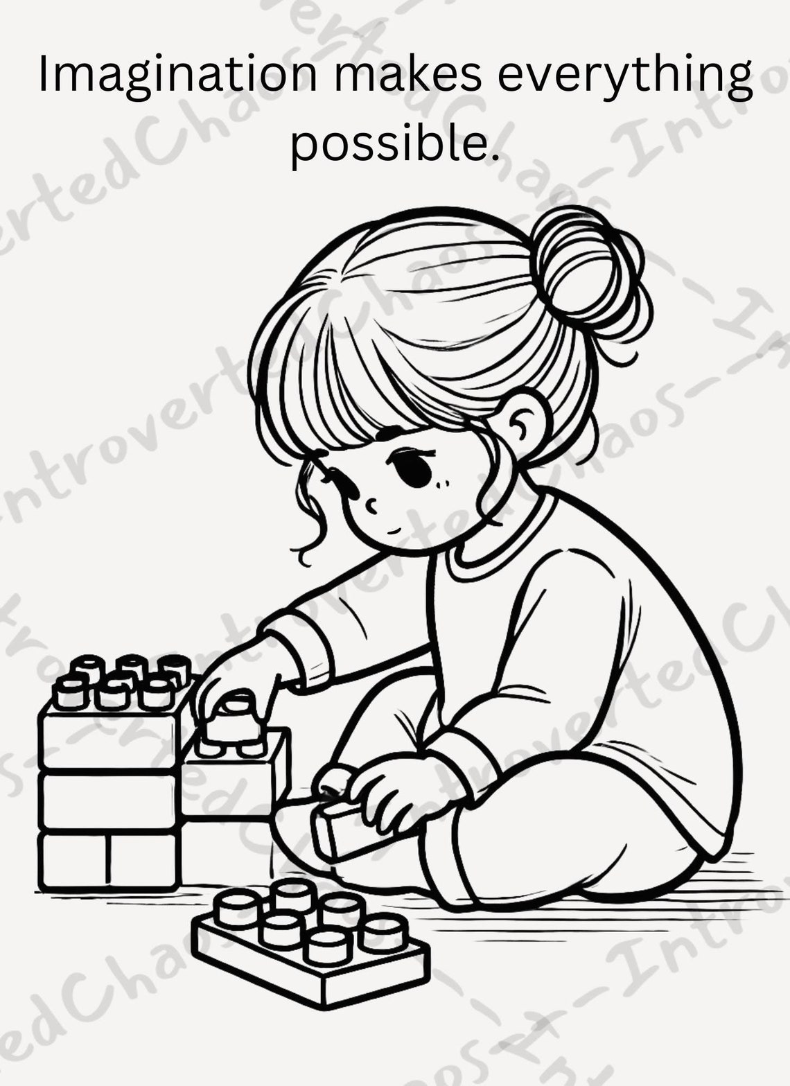 Digital Self-love Inspirational Coloring Book for Girls | Printable ...