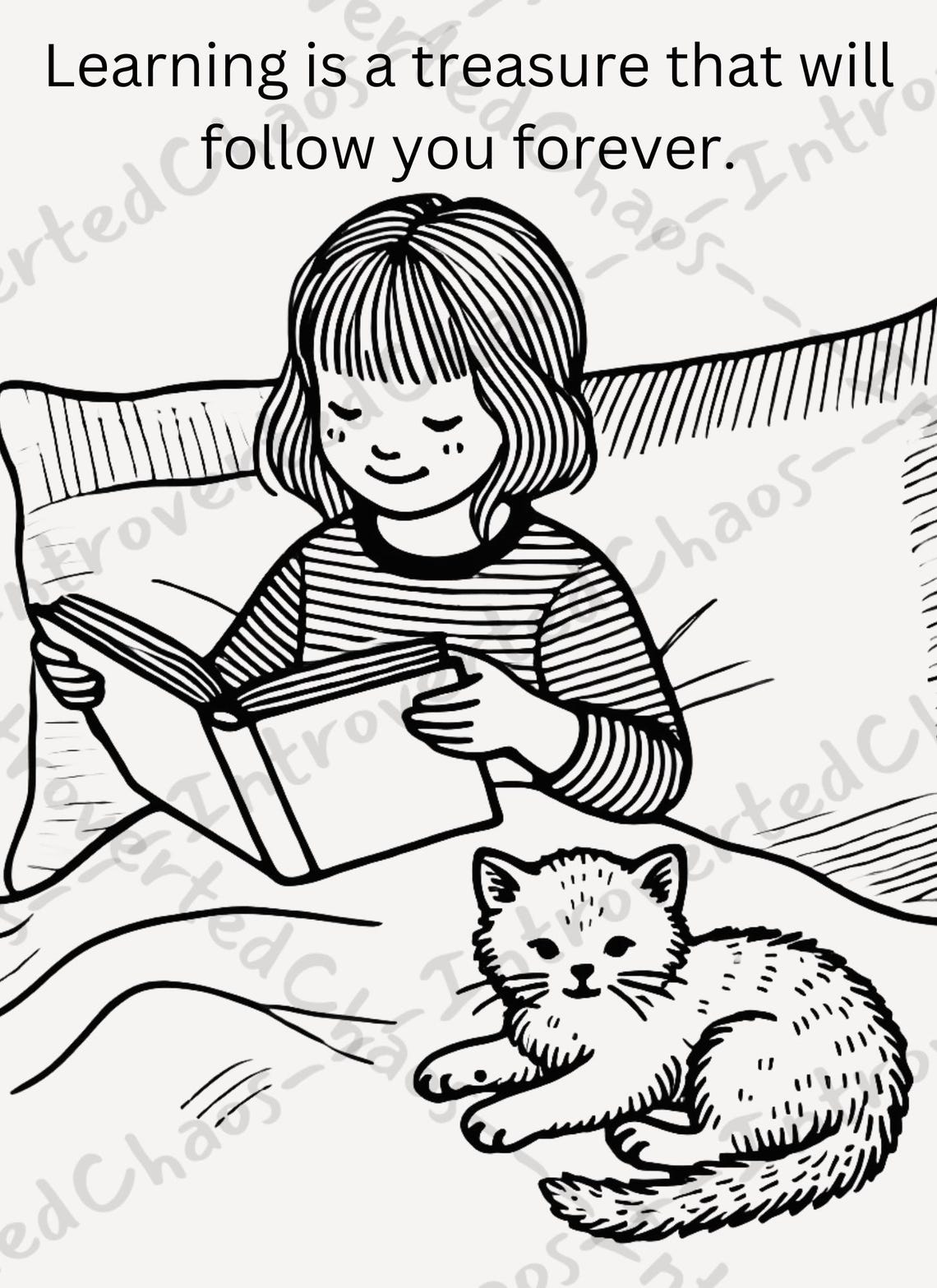 Digital Self-love Inspirational Coloring Book for Girls | Printable ...