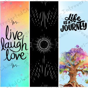 40+ Printable Digital Bookmarks | Pngs | ZIP File - Etsy