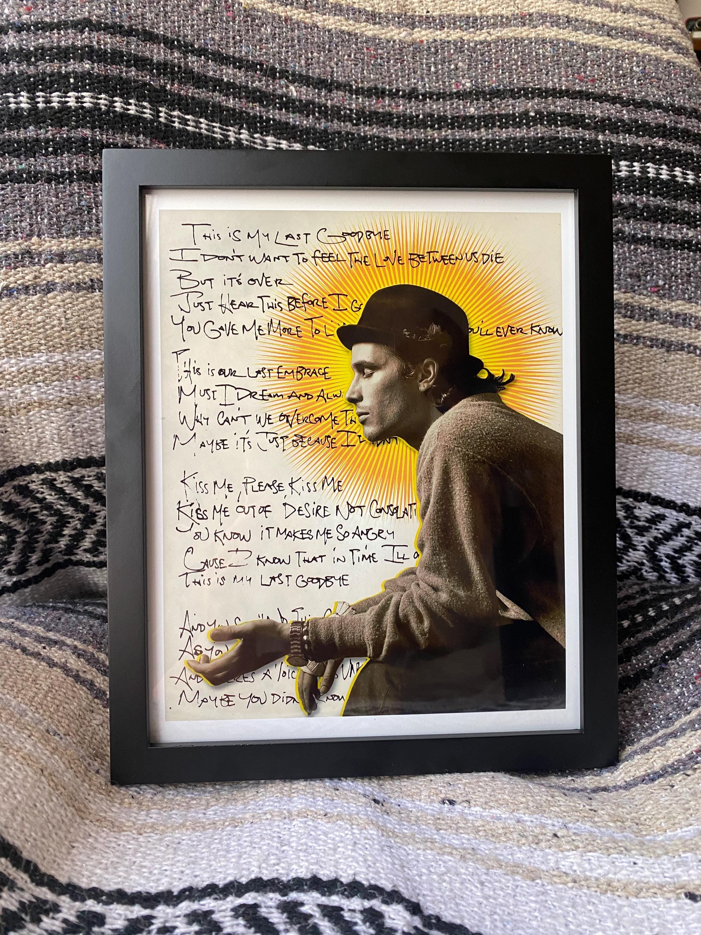 Jeff Buckley Handwritten "last Goodbye" Lyric Art - 2 Sizes - Etsy