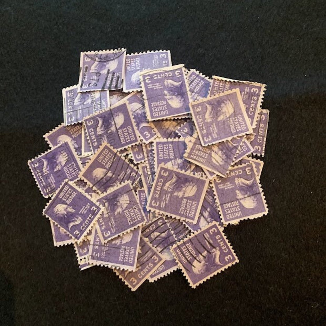 50 USA Stamps, Thomas Jefferson, 50 Stamps Lot T54 - Etsy