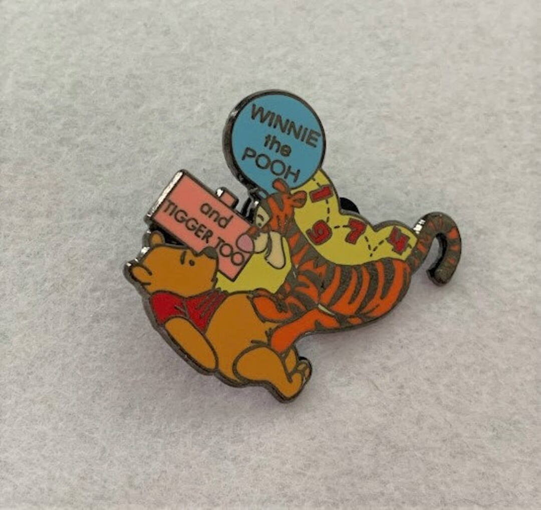 Winnie the Pooh and Tigger Too Disney Pin From 100 Years of - Etsy