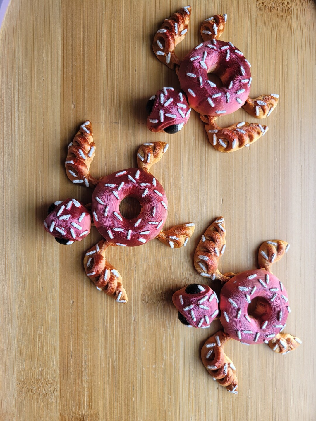 Donut Turtles / 3d Printed Turtles/ Cinderwing3d / Turtles / Donuts - Etsy