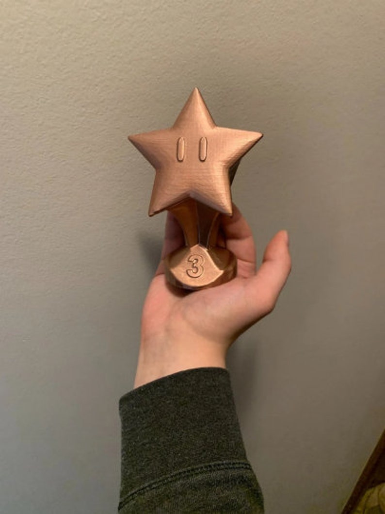 Mario Kart Star Trophy - Etsy