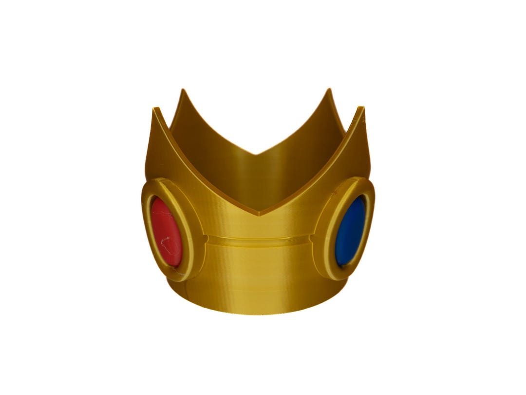Super Mario Princess Peach Crown - Etsy