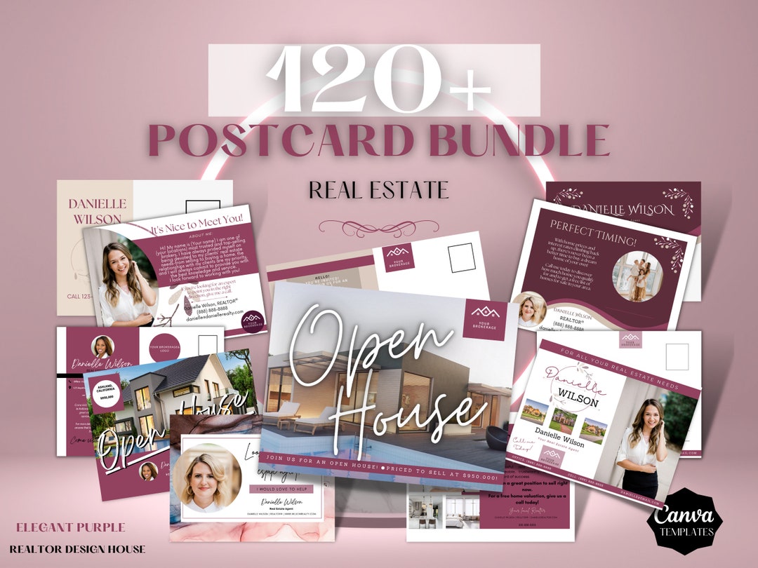 Realtor Postcard Bundle, Open House Cards, Real Estate Business - Etsy