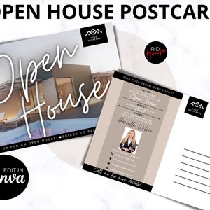 Real Estate Open House Postcards | Open House Invitations | Open House ...
