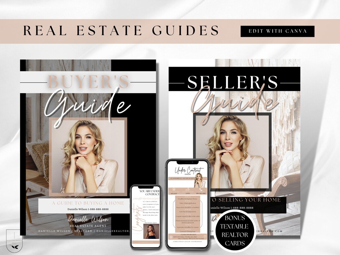 Real Estate Buyer and Seller Guide, Realtor Buyer Packet & Seller ...