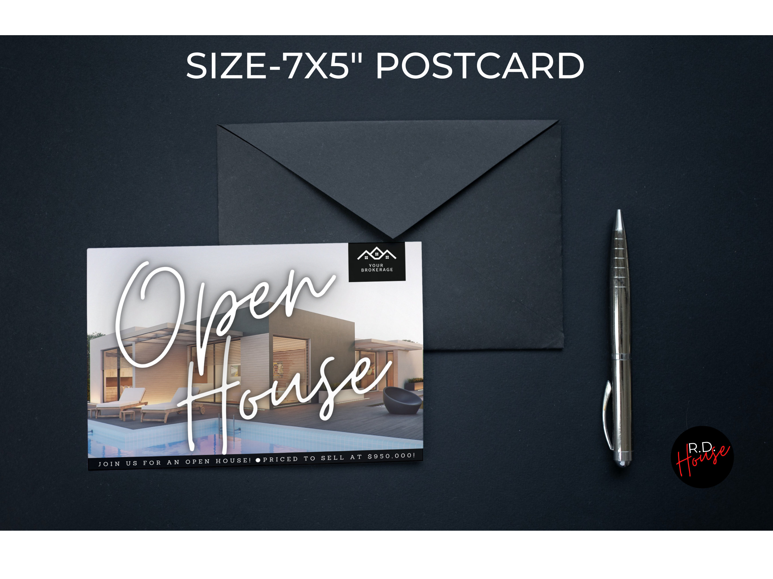 Real Estate Open House Postcards | Open House Invitations | Open House ...