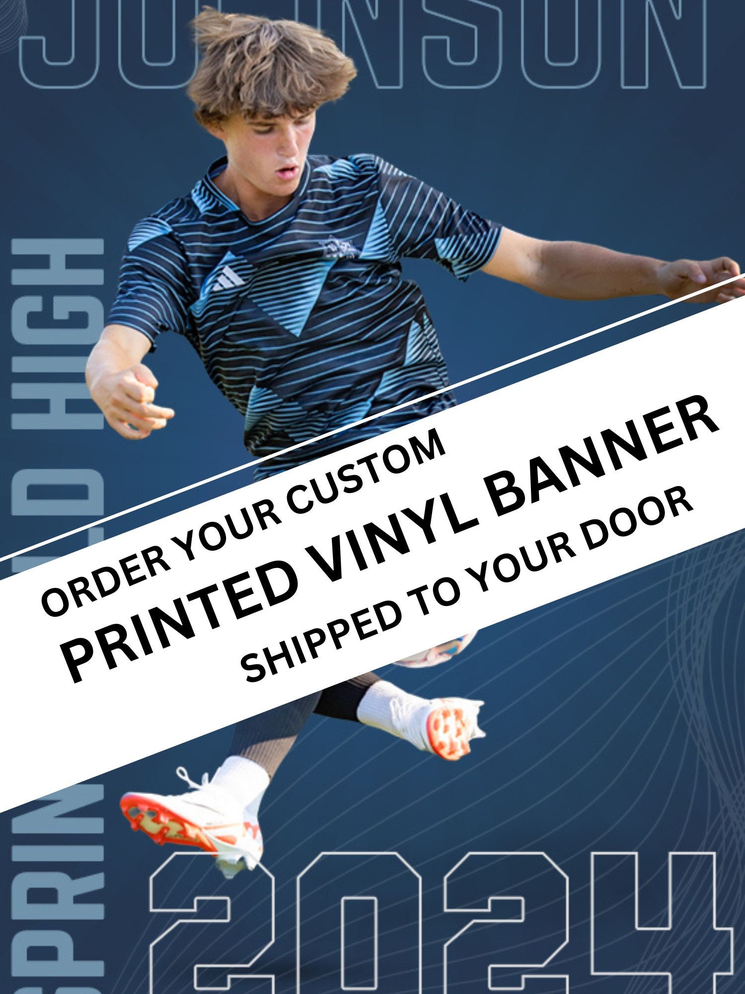 Custom 2' X 3' Vinyl Printed Senior Sports Banner, Sports Banner ...