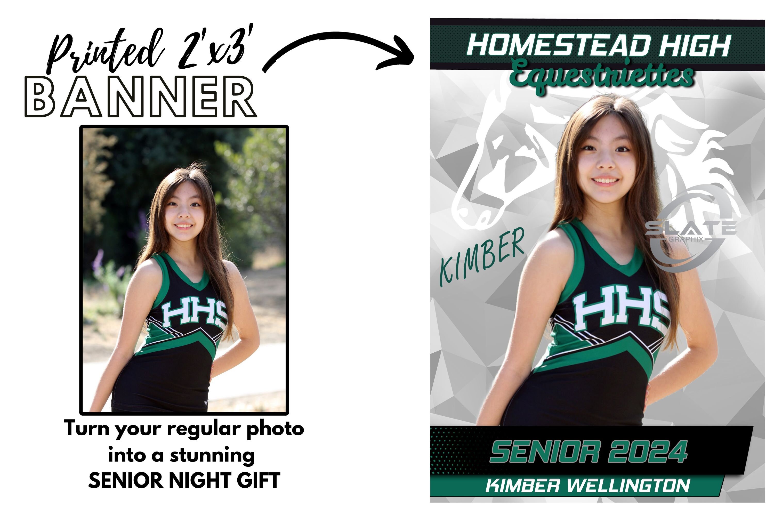 Custom Soccer Senior Night Banner: Weatherproof Vinyl Poster - Etsy