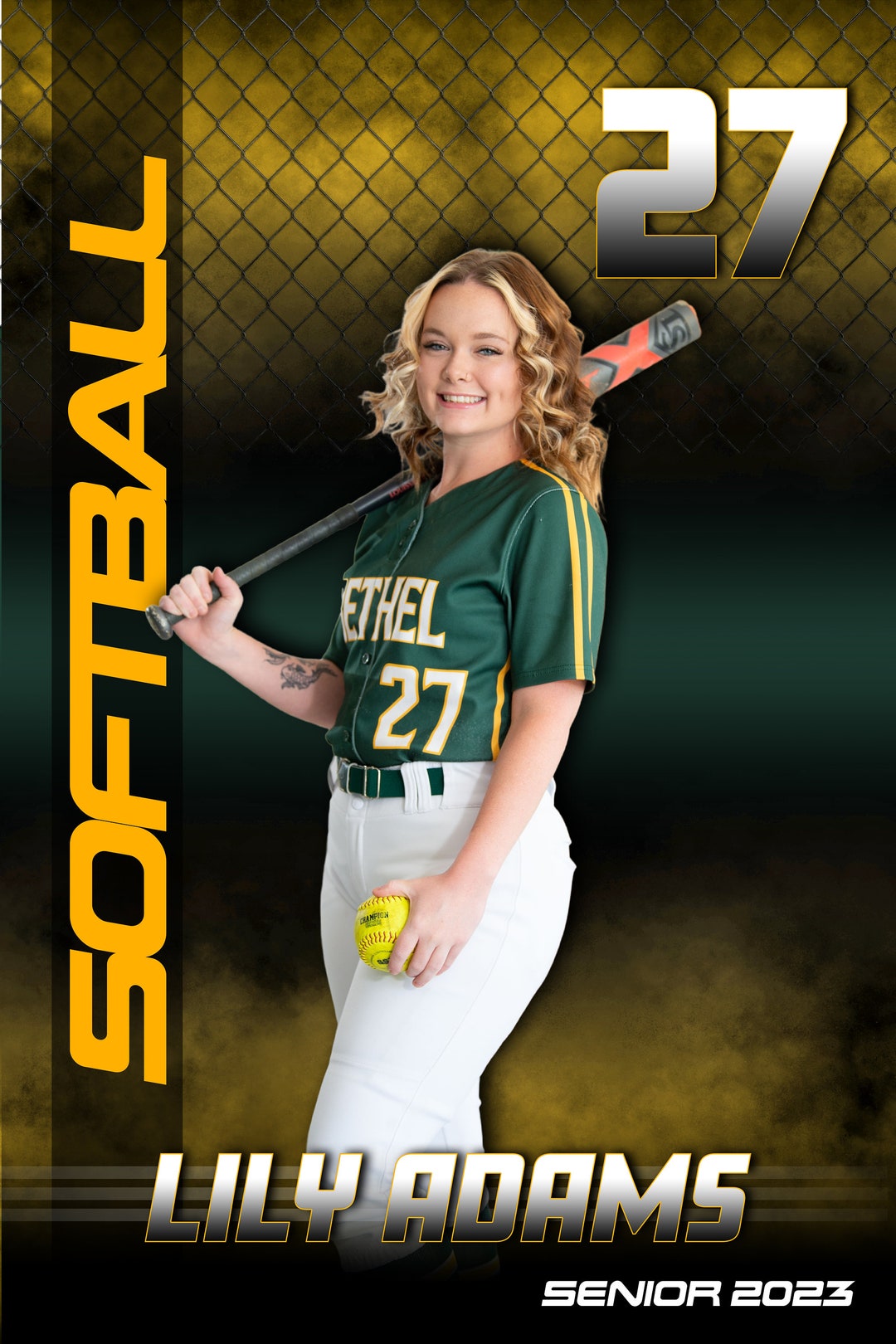 24 X 36 Custom Vinyl Printed Senior Sports Banner, Senior Night ...