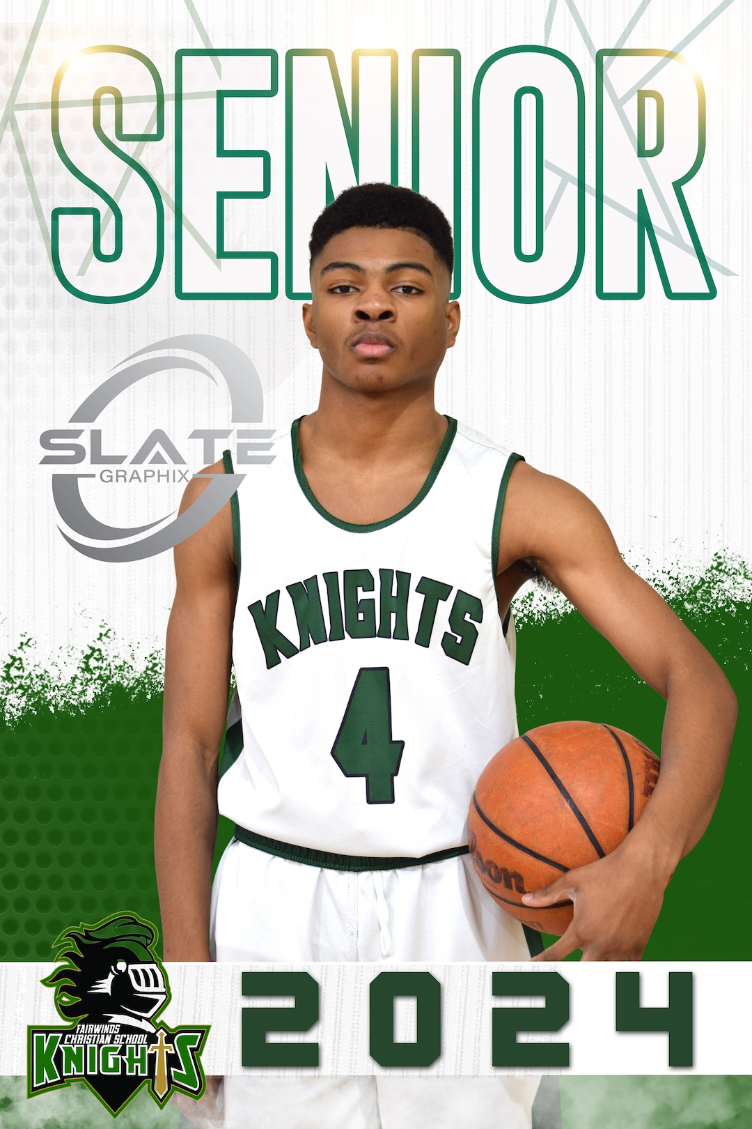 Custom Printed Vinyl Basketball Banners for Senior Night, Weatherproof ...