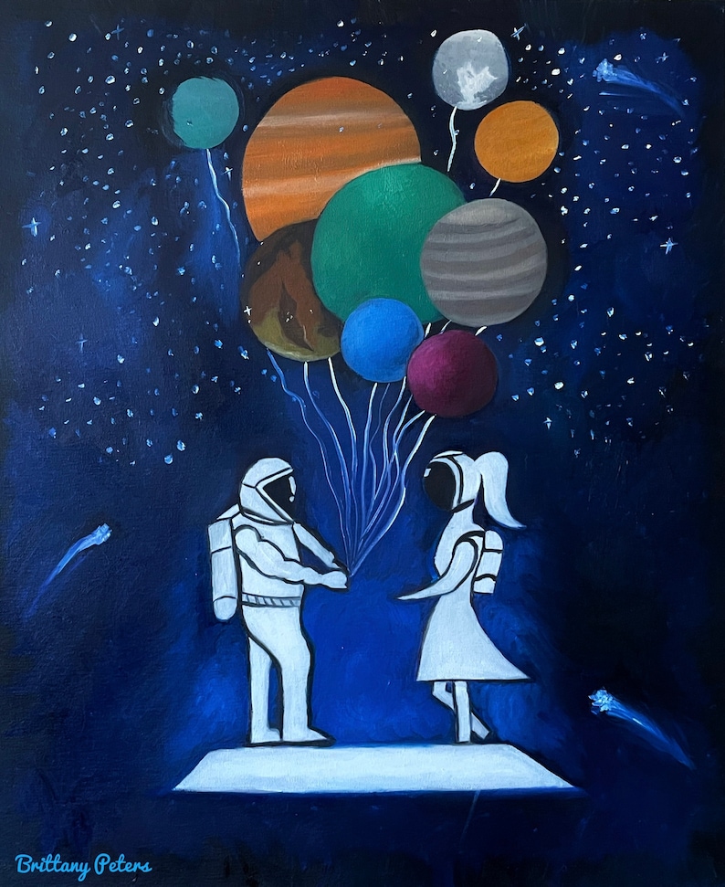 Cosmic Romance Digital Poster Print - Etsy