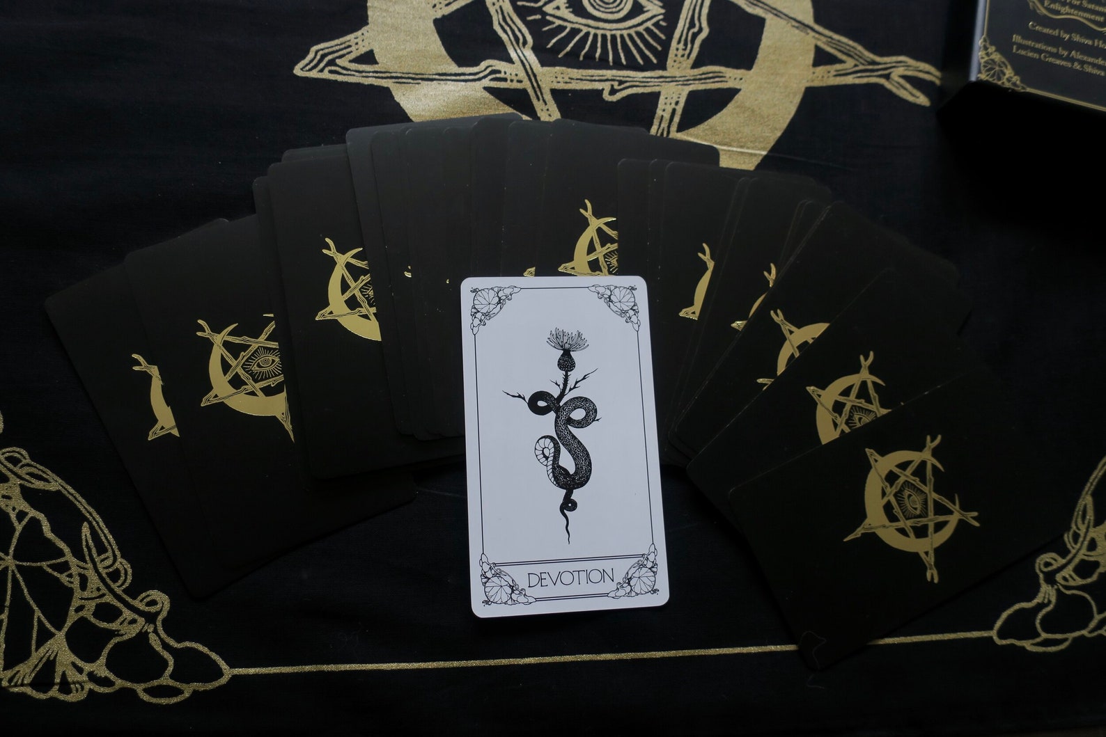 The Devil's Deck// Satanic Tarot// Satanic Oracle Deck // Satanic Temple // Satanism - Etsy