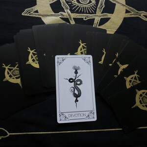 The Devil's Deck// Satanic Tarot// Satanic Oracle Deck // Satanic ...