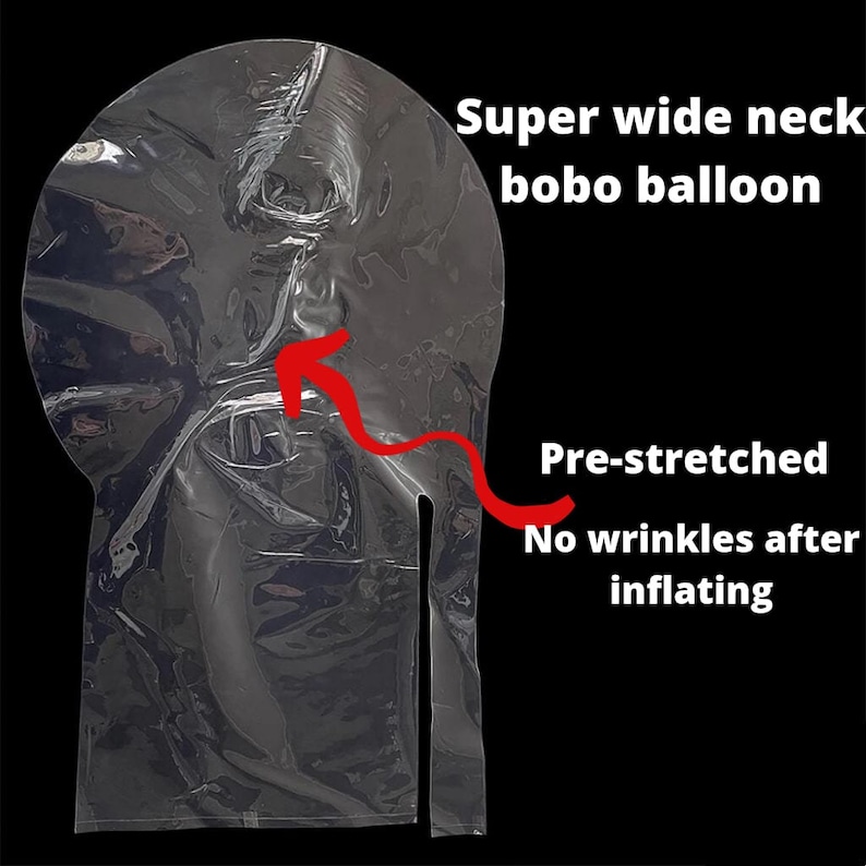Bobo Balloons Wide Neck,30" Bobo Balloon Wide Neck for Stuffing Gifts ...