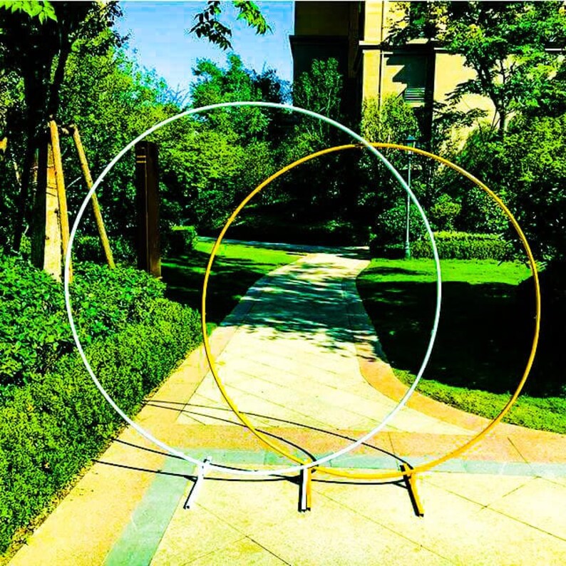 8.2FT Round Balloon Arch Frame Circular Arch Backdrop Stand - Etsy