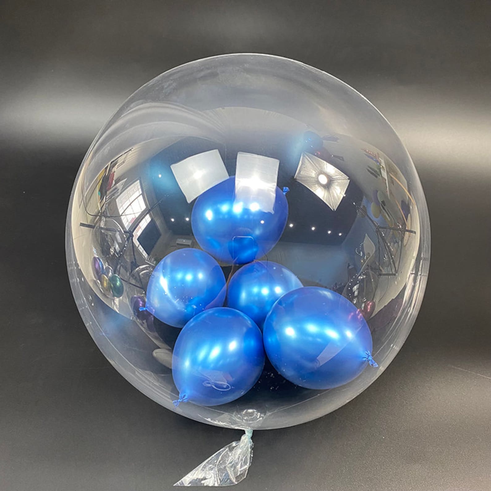 Clear Balloon to Stuff 22 Bobo Balloon Wide Neck Bubble Balloon Wide ...
