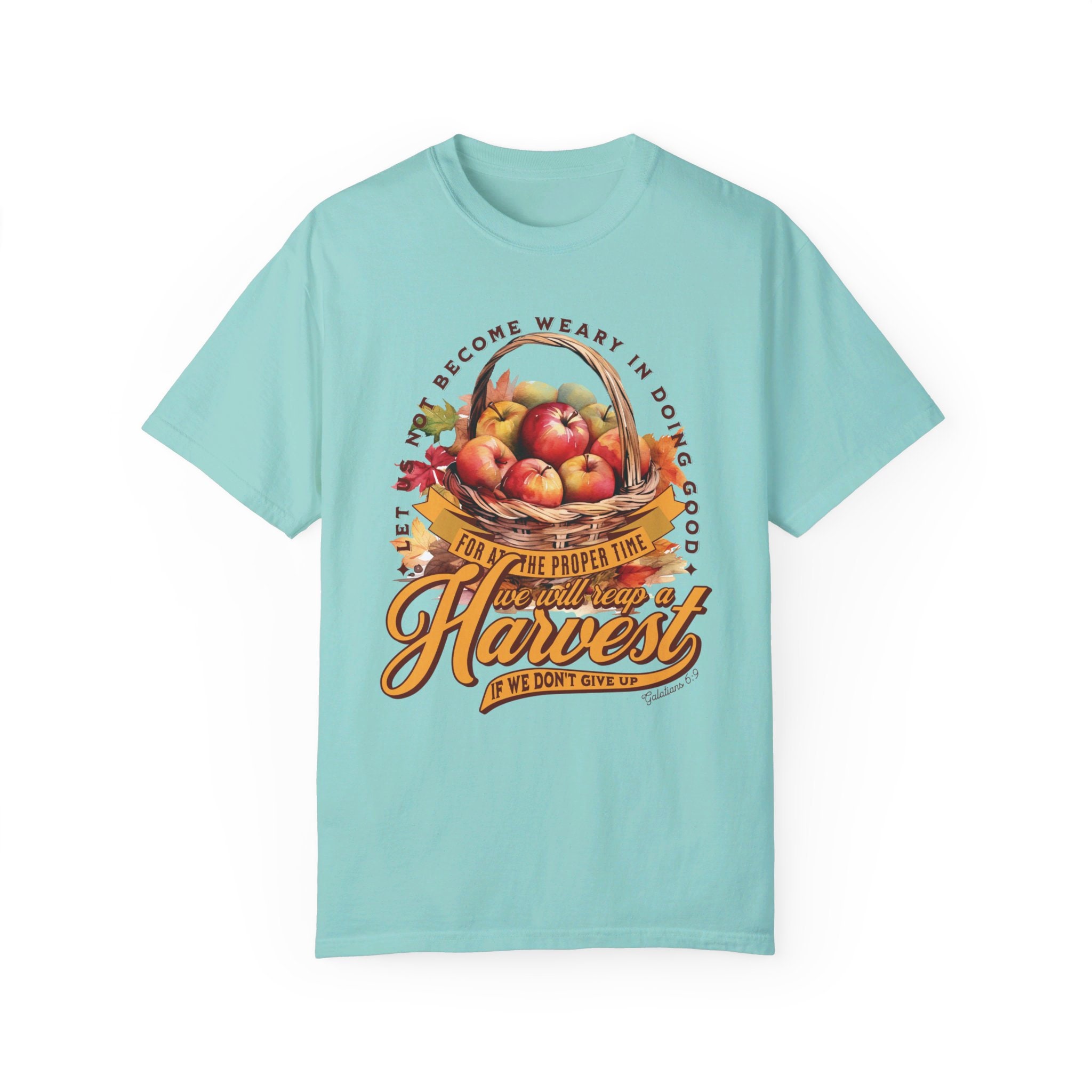 Fall Christian Bible Verse Oversized Faith Based Comfort Colors Shirt ...