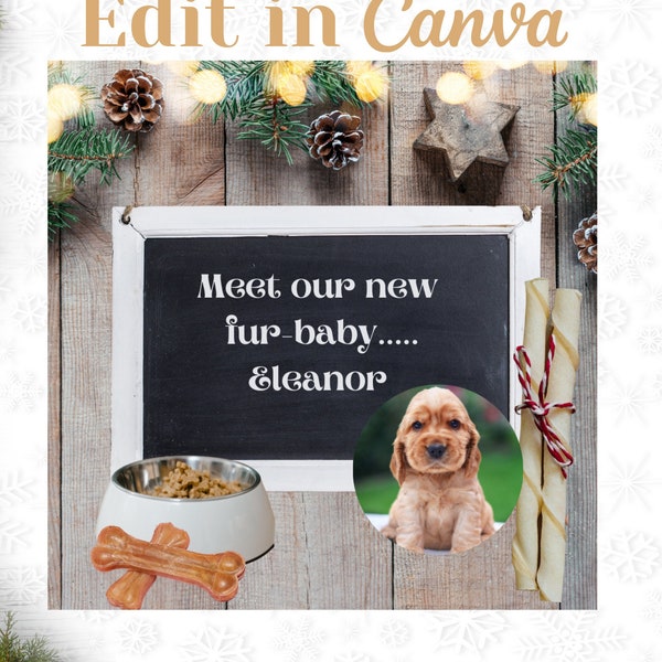 Puppy Announcement - Etsy