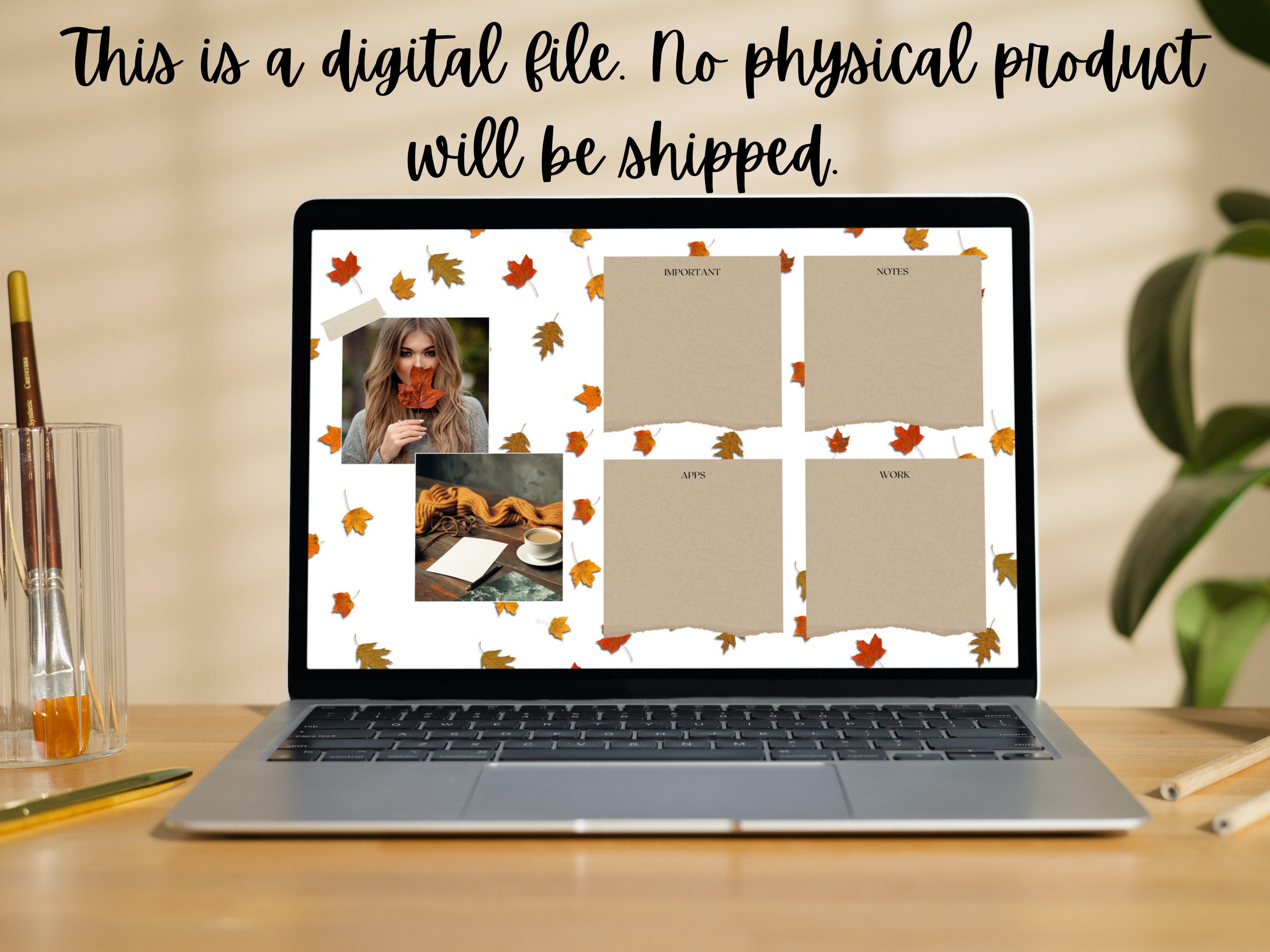 Editable Desktop Wallpaper Organizer Folder Icons Fall Desktop ...