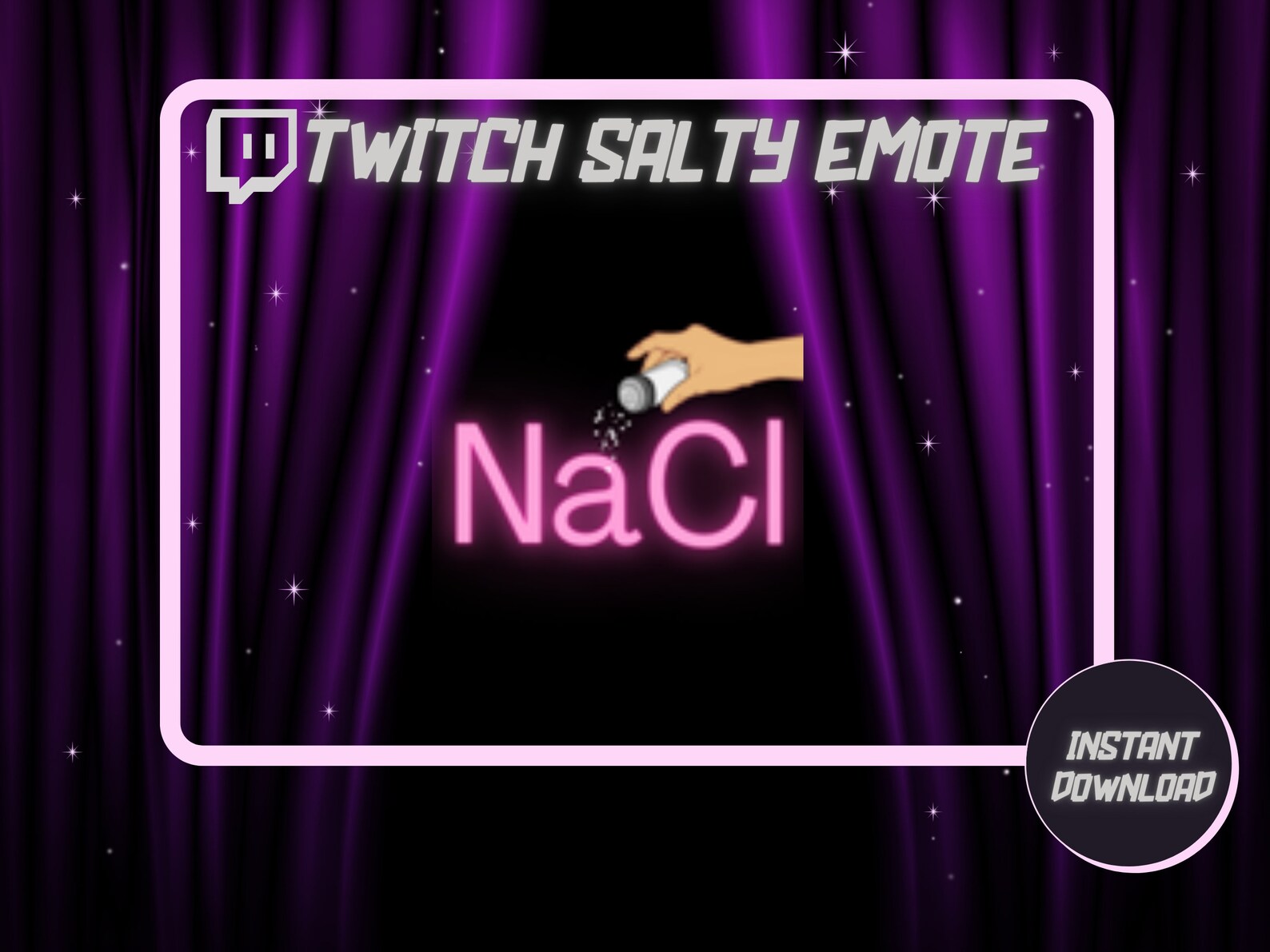 Twitch Emote | Salty Emote | Standard Emote | Funny Emote | Static ...