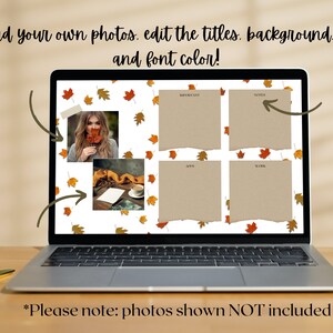 Editable Desktop Wallpaper Organizer | Folder Icons | Fall Desktop ...