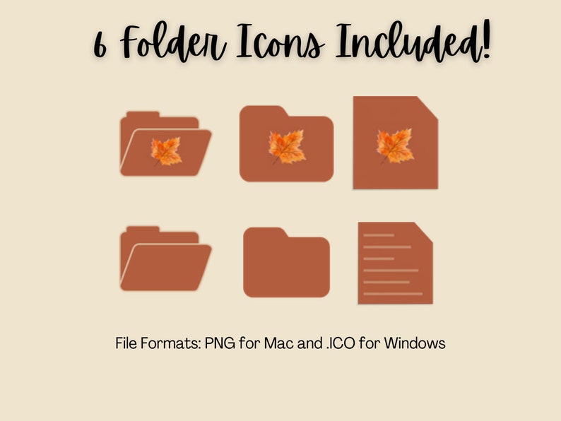 Editable Desktop Wallpaper Organizer | Folder Icons | Fall Desktop ...