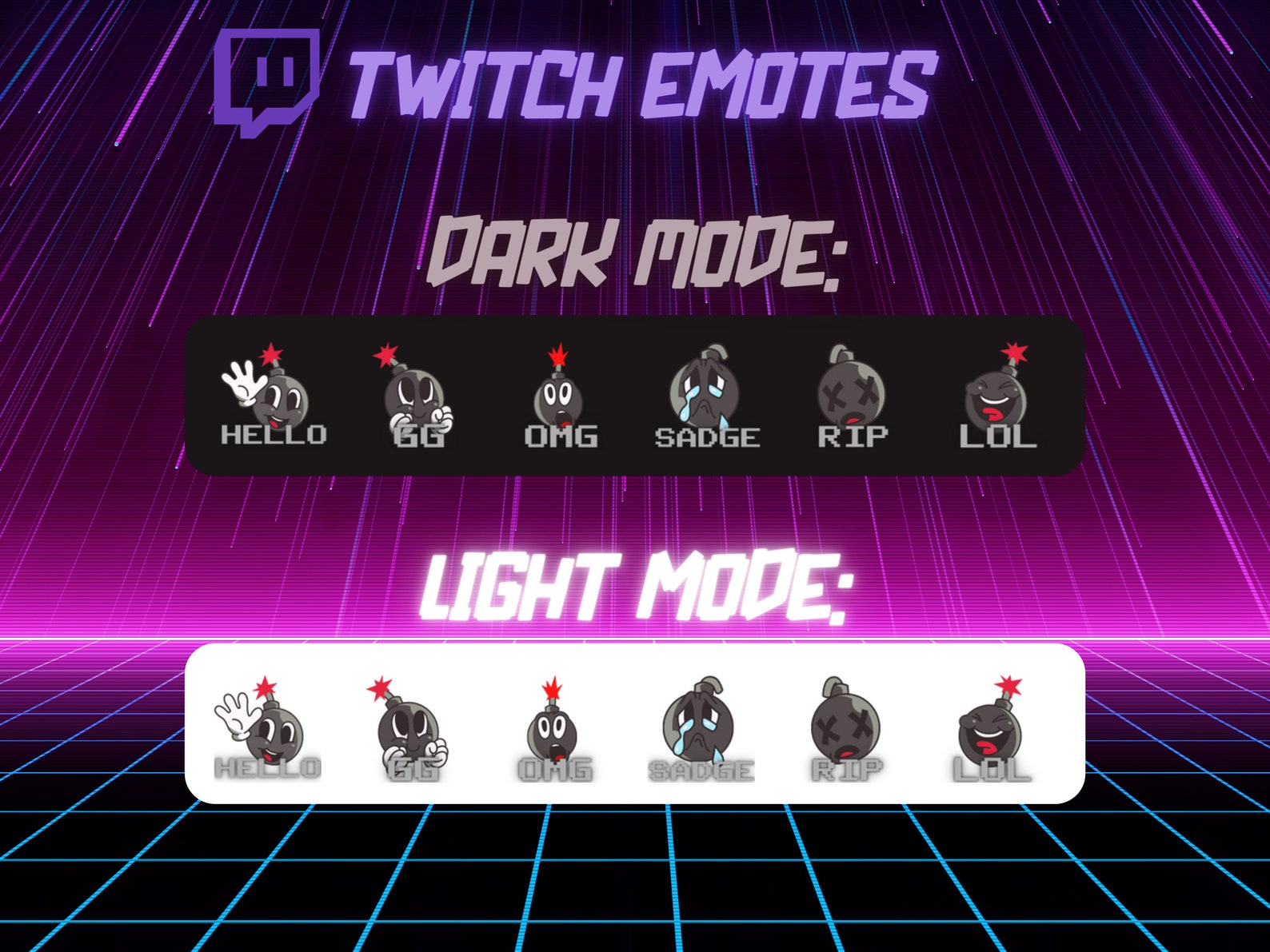 Twitch Emotes | Standard Twitch Emotes | Twitch Emotes for Streamers ...