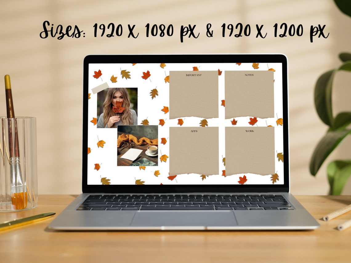 Editable Desktop Wallpaper Organizer Folder Icons Fall - Etsy
