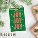 Christmas Gift Tags Printable | Joy Christmas Gift Tags | Printable ...