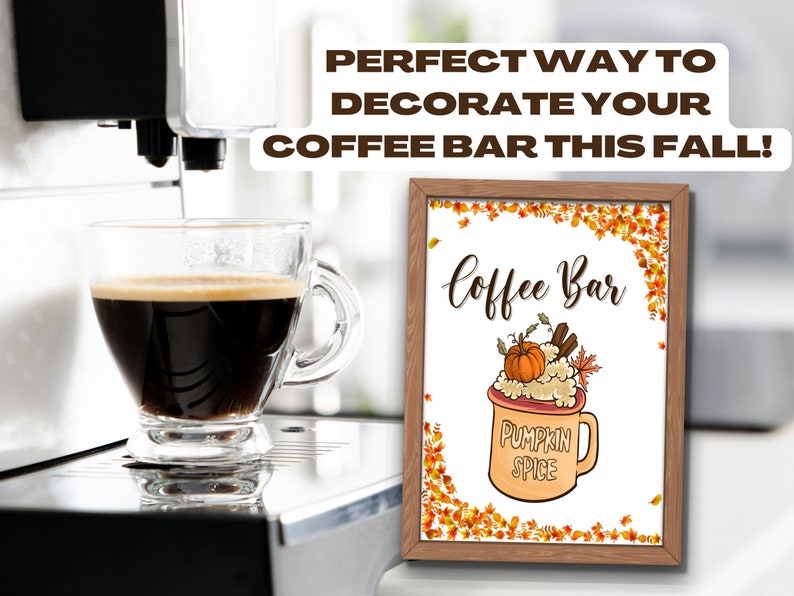 Coffee Bar Sign Printable Coffee Bar Sign Instant Download Coffee Bar ...