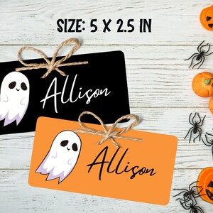 Editable Halloween Basket Tags | Halloween Tags Printable | Custom Kids ...