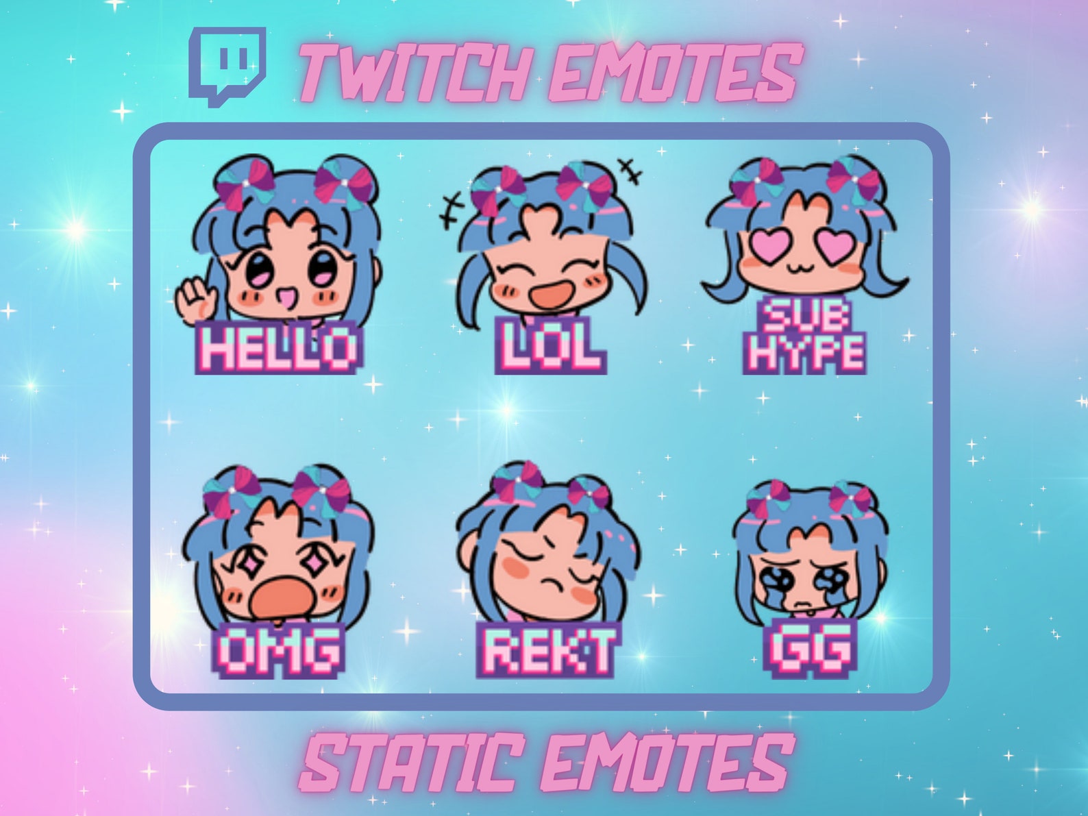 Standard Twitch Emotes | Static Twitch Emotes | Twitch Emotes for ...