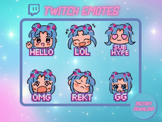 Standard Twitch Emotes Static Twitch Emotes Twitch Emotes - Etsy Australia