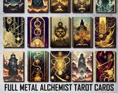 Full Metal Alchemist Tarot Cards Wall Art Prints 20 FMA - Etsy