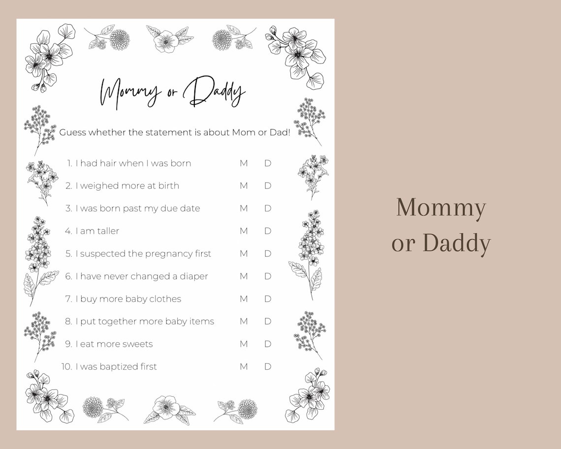 Printable Catholic Baby Shower Bundle - Floral Theme - Etsy