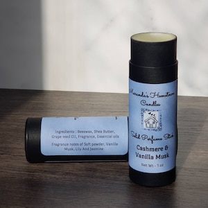 All Natural Solid Perfume Stick - Choose Your Scent - High Quality ...