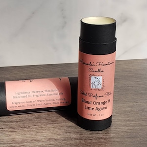 All Natural Solid Perfume Stick - Choose Your Scent - High Quality ...