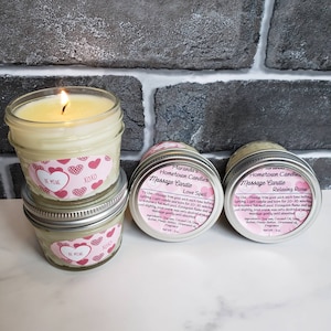 Massage Candle/lotion Candle Gift for Her, Romantic Valentines Gift ...