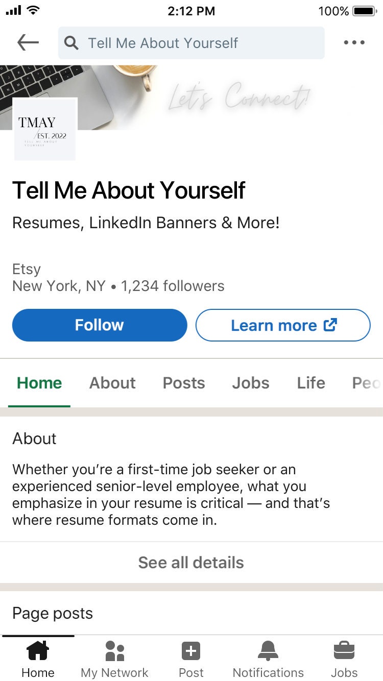 Linkedin Banner Instant Ready Office Let's Desk 2 - Etsy