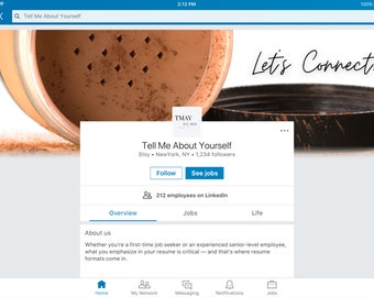 Linkedin Banner Instant Ready Office Let's Connect - Etsy