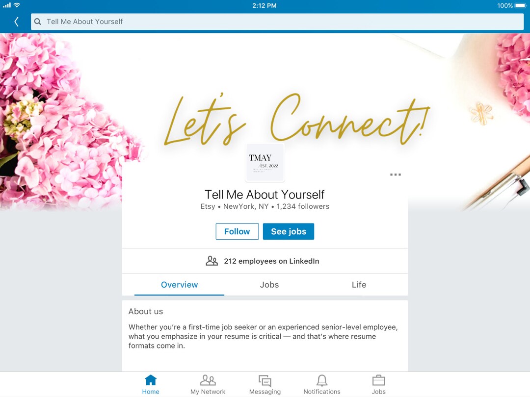 Linkedin Banner Instant Ready Office Let's Desk 9 - Etsy