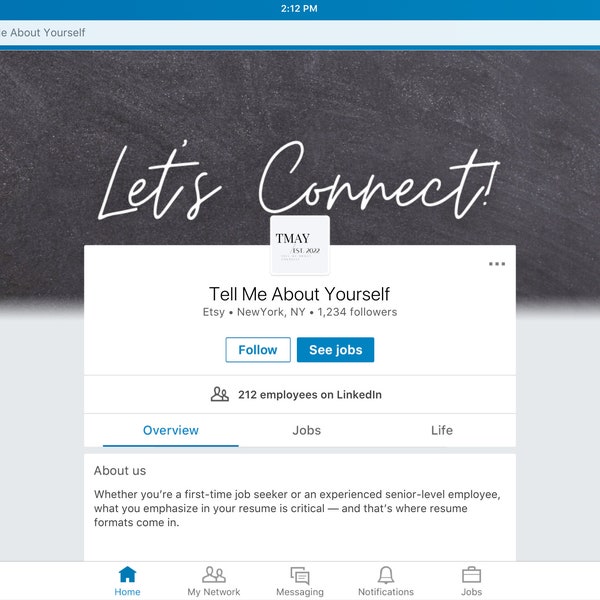 Linkedin Banner Lets Connect - Etsy